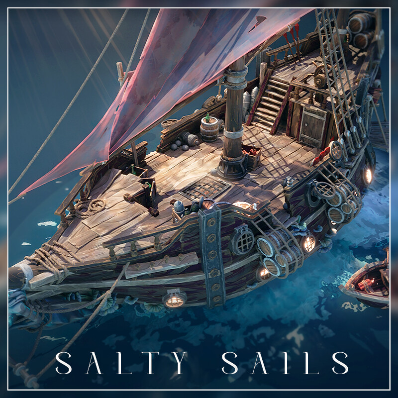 ArtStation - Pirate Ship • Salty Sails