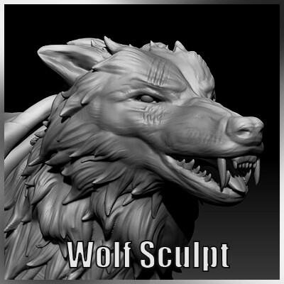 ArtStation - Wolf Sculpt