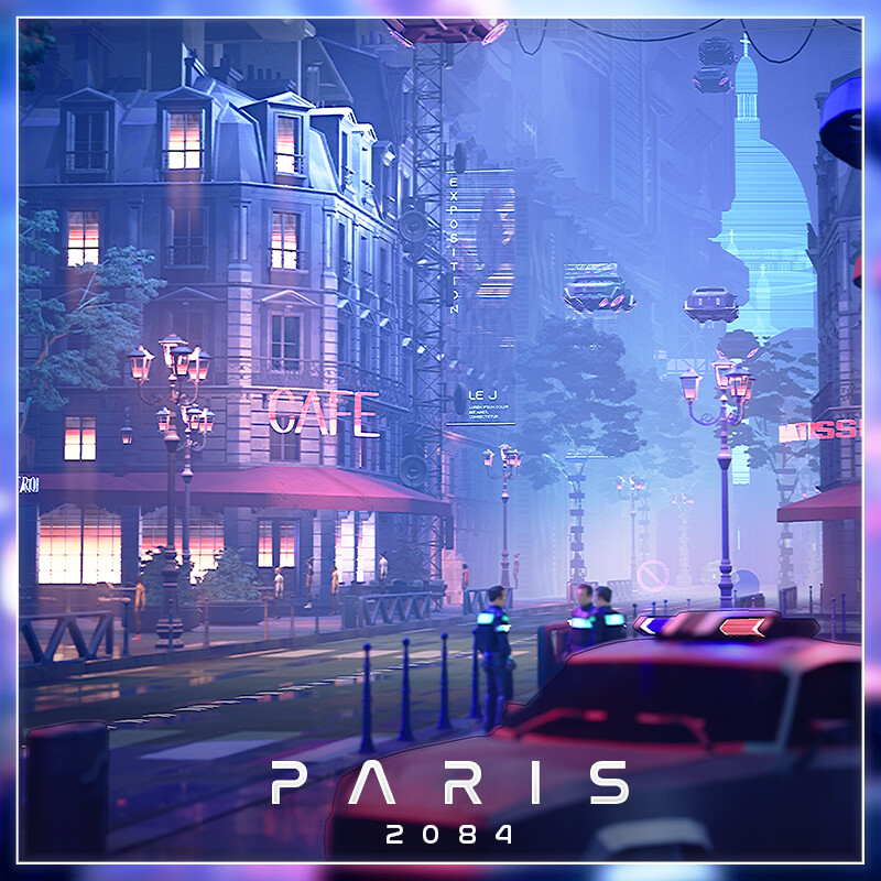 ArtStation - PARIS 2084 - Shading