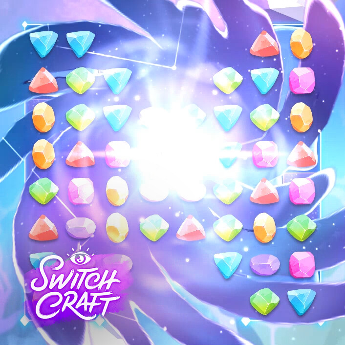 ArtStation - 2021 - Switchcraft Gem Match 3 VFX