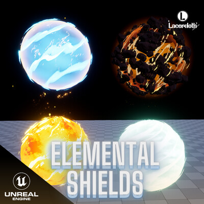 ArtStation - Elemental Shields