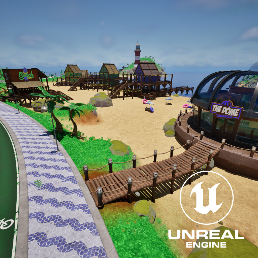 ArtStation - Stylized Beach Environment Pack