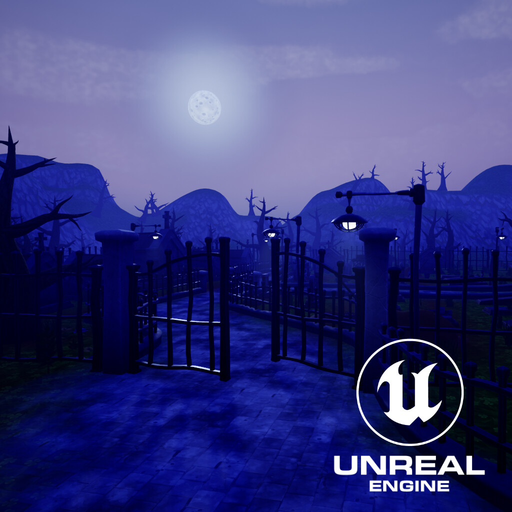 ArtStation - Stylized Graveyard Pack