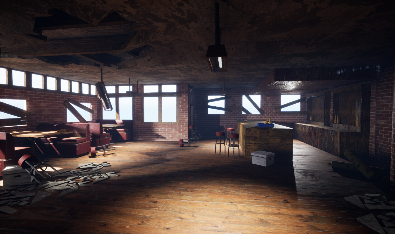 ArtStation - Abandoned Bar