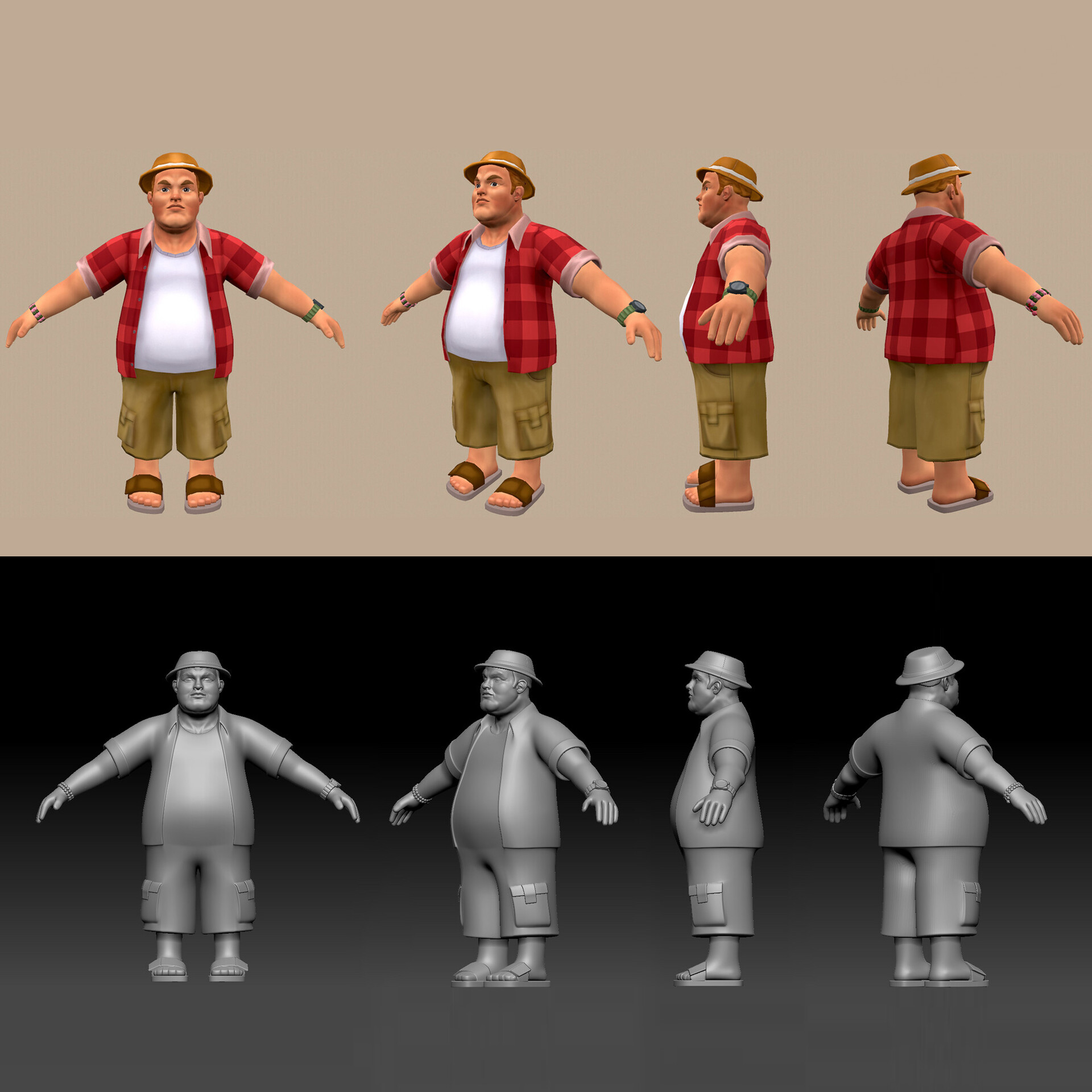 ArtStation - Jobs (Low Poly Mobile Game Character)