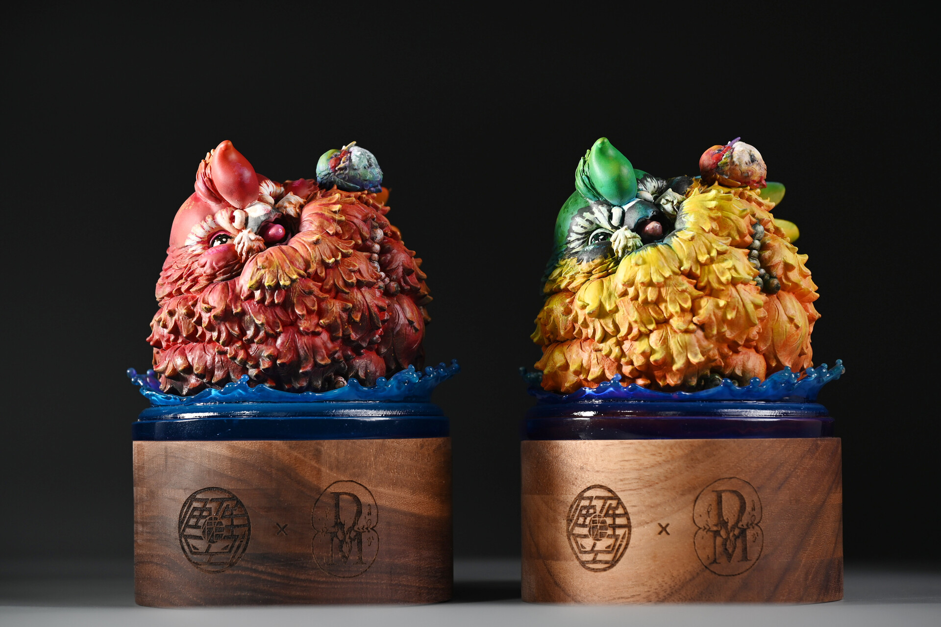 ArtStation - DysMorph Sculpture Studio 胖Q 金剛鸚鵡版配色 by 蟹佬