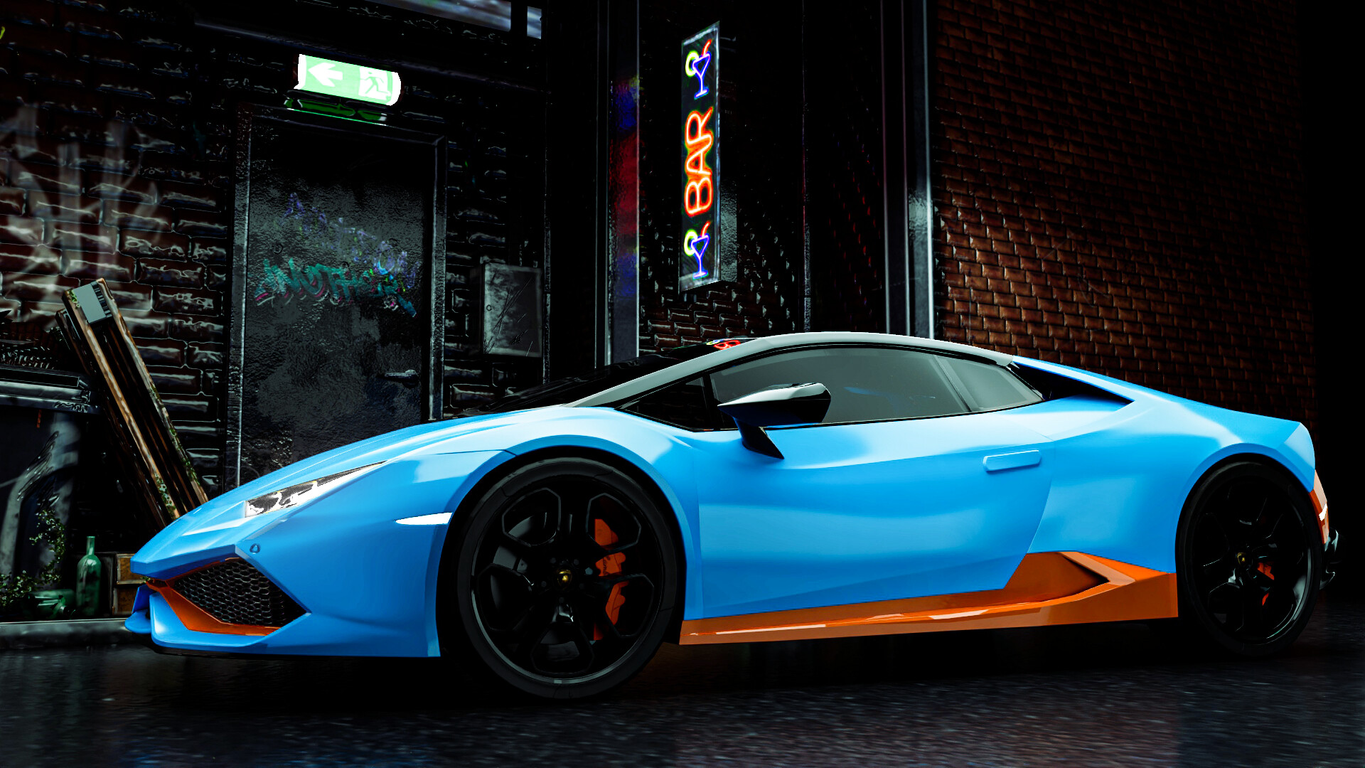 ArtStation - Hyper-Realistic 3D Lamborghini Huracan Showcase