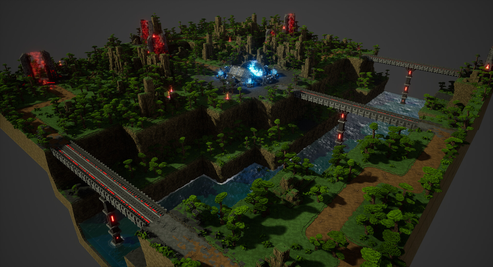 ArtStation - Interactive Voxel Environment in Unreal Engine