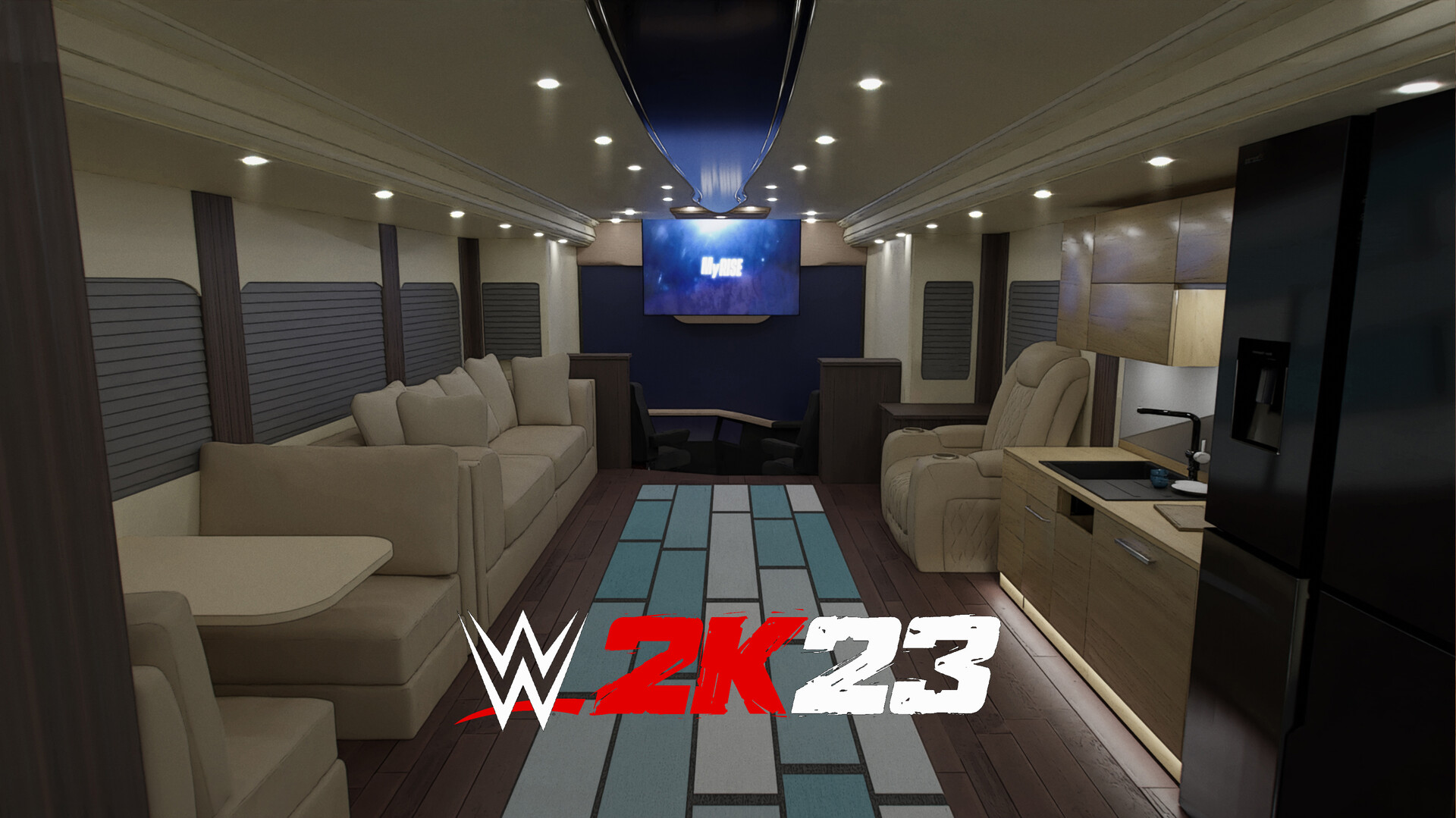 ArtStation - WWE 2K23 / Tour Bus