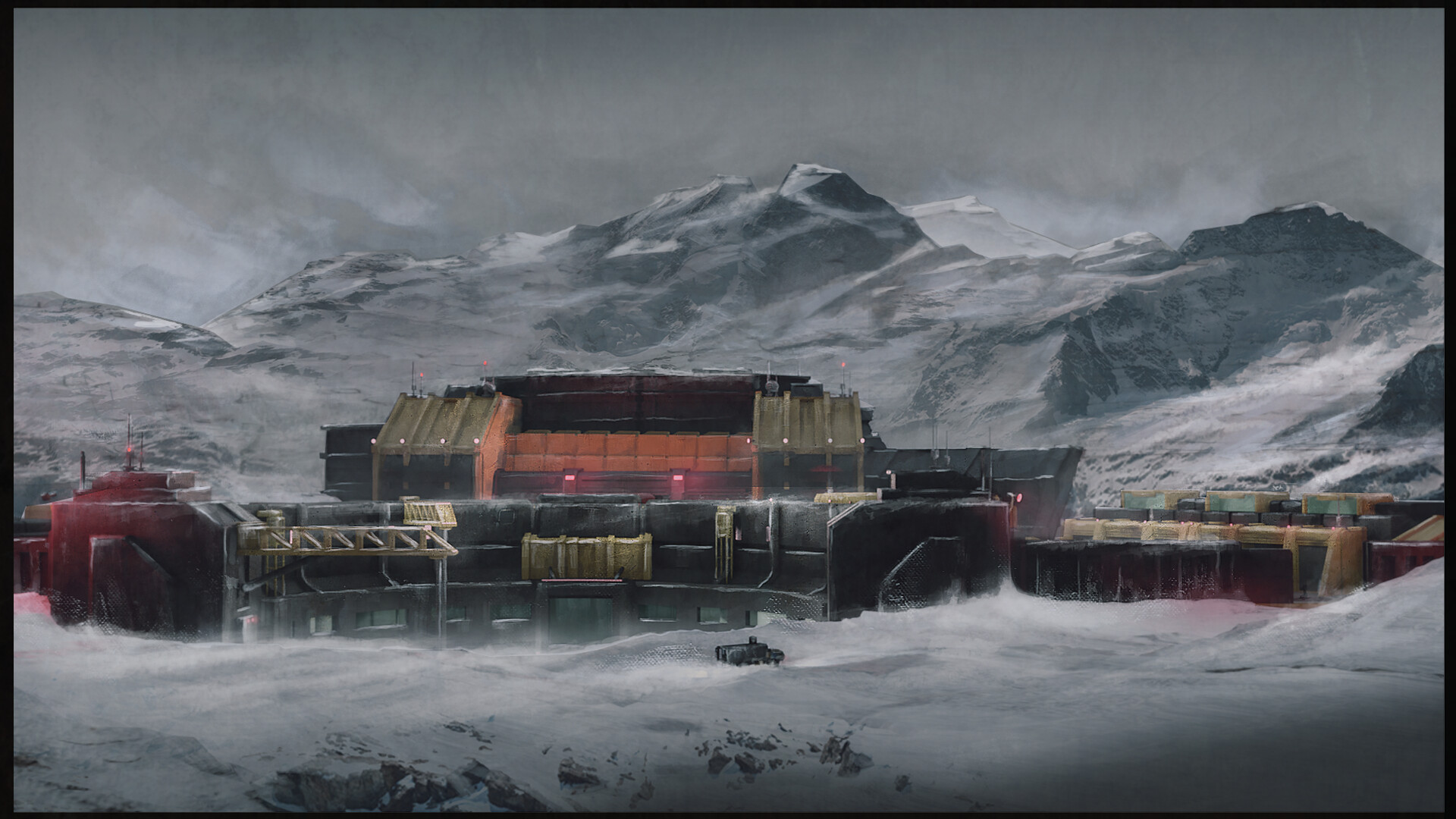 ArtStation - Prison Outside ( sci-fi )