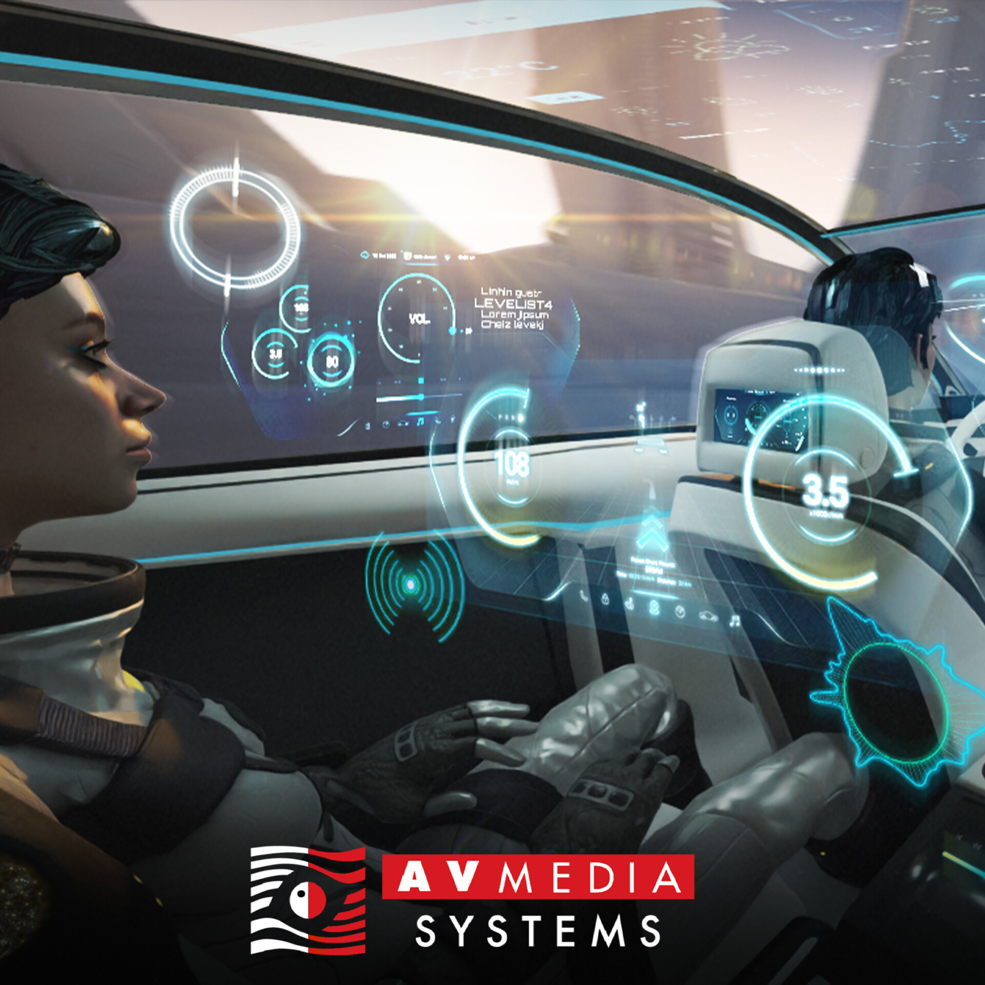 ArtStation - AV MEDIA SYSTEMS - VR PROTOTYPE CONCEPTS 1 - car construction