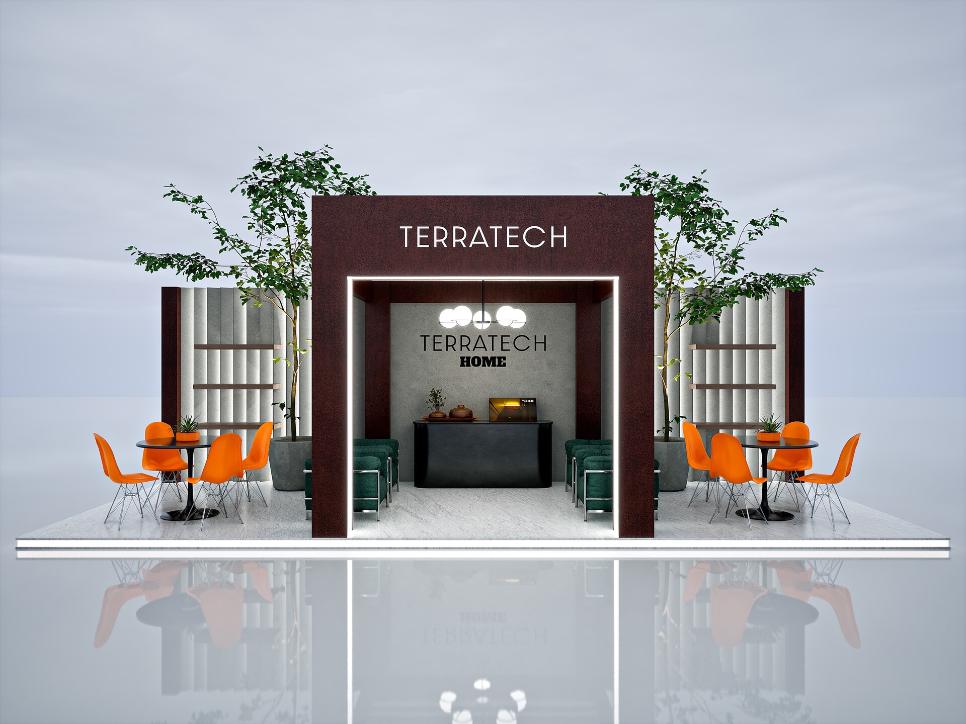 ArtStation - Booth Design for Tech Company