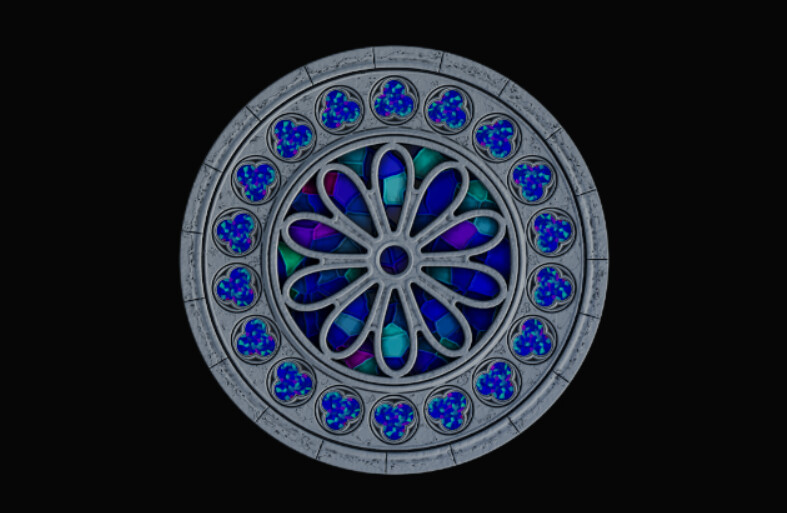 ArtStation - Stained Glass Texture