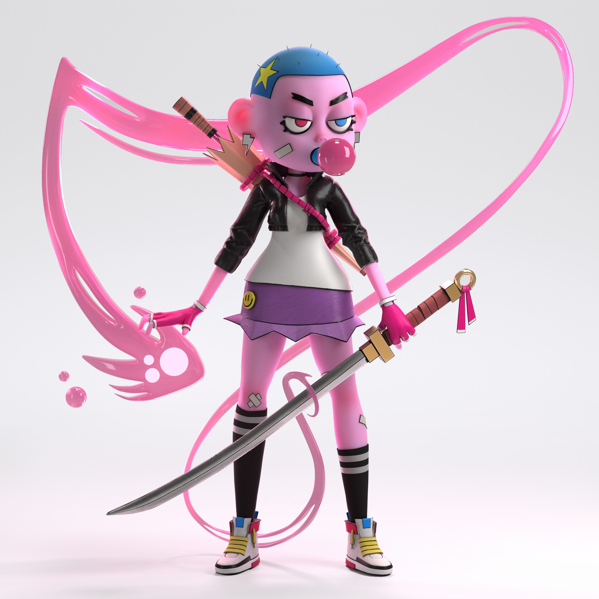 ArtStation - 3D CARTOON GAL