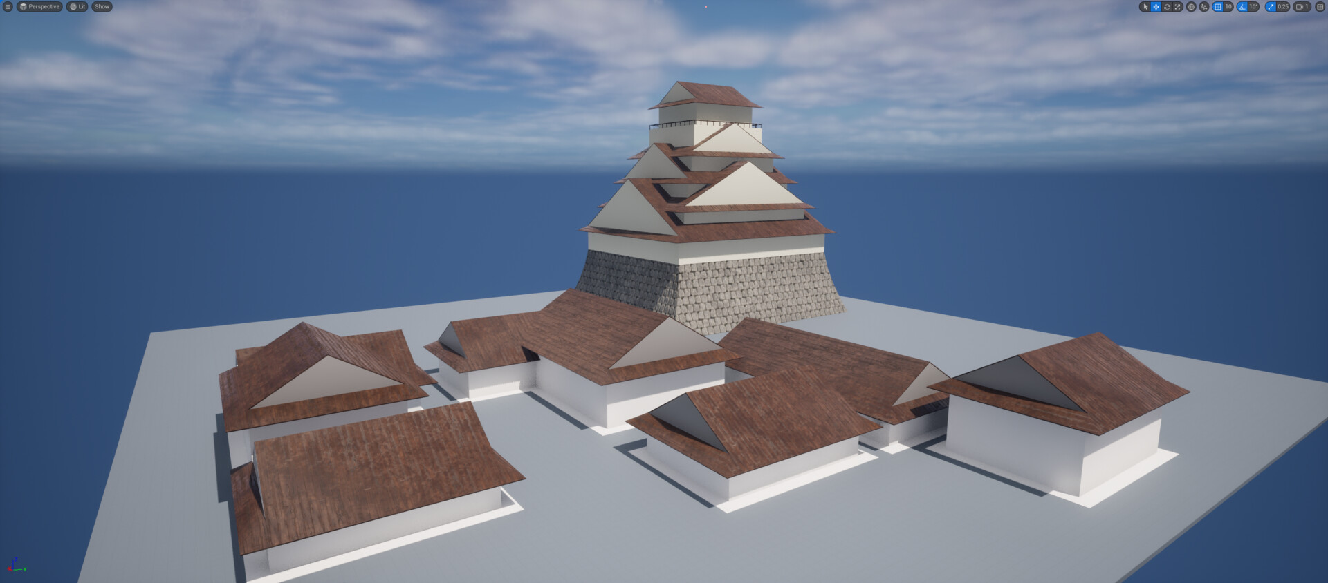 ArtStation - Japanese Castle Generator