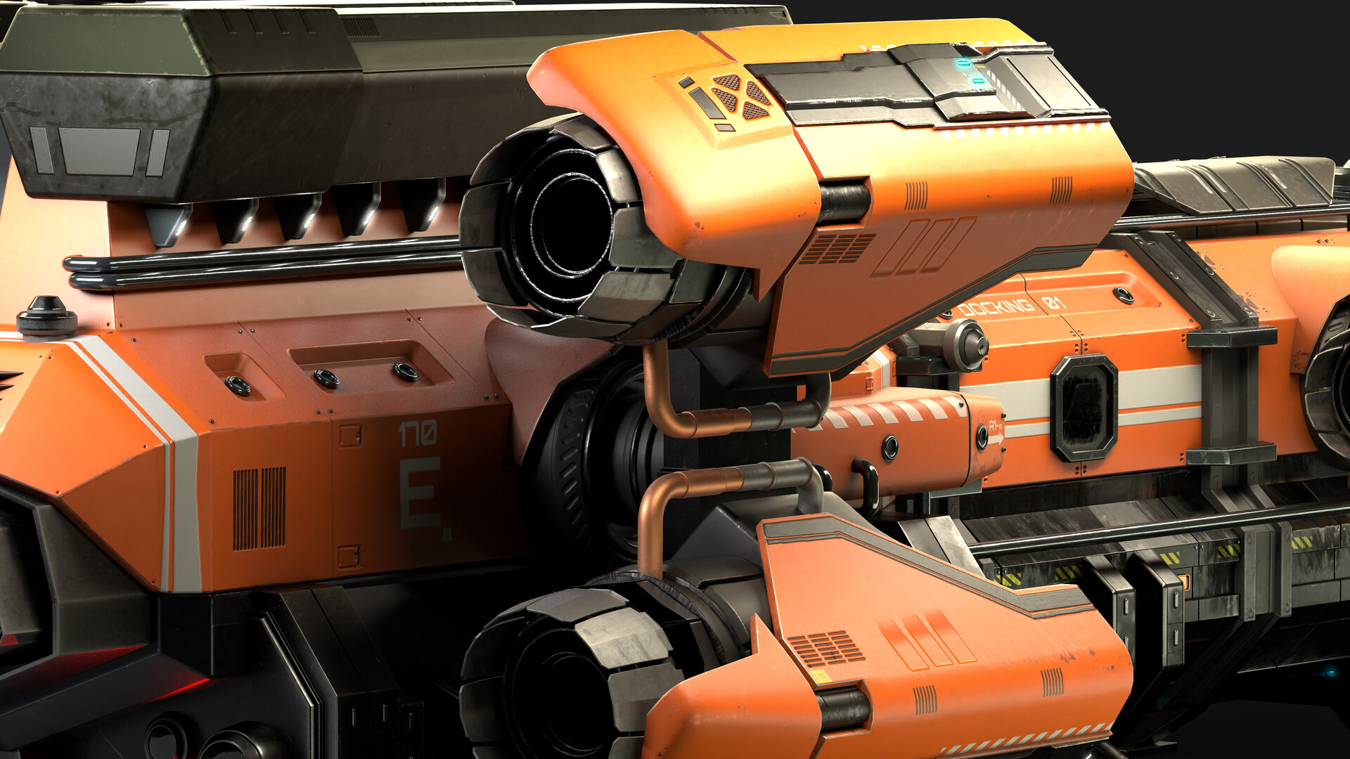 ArtStation - Sci-fi - modular spaceship