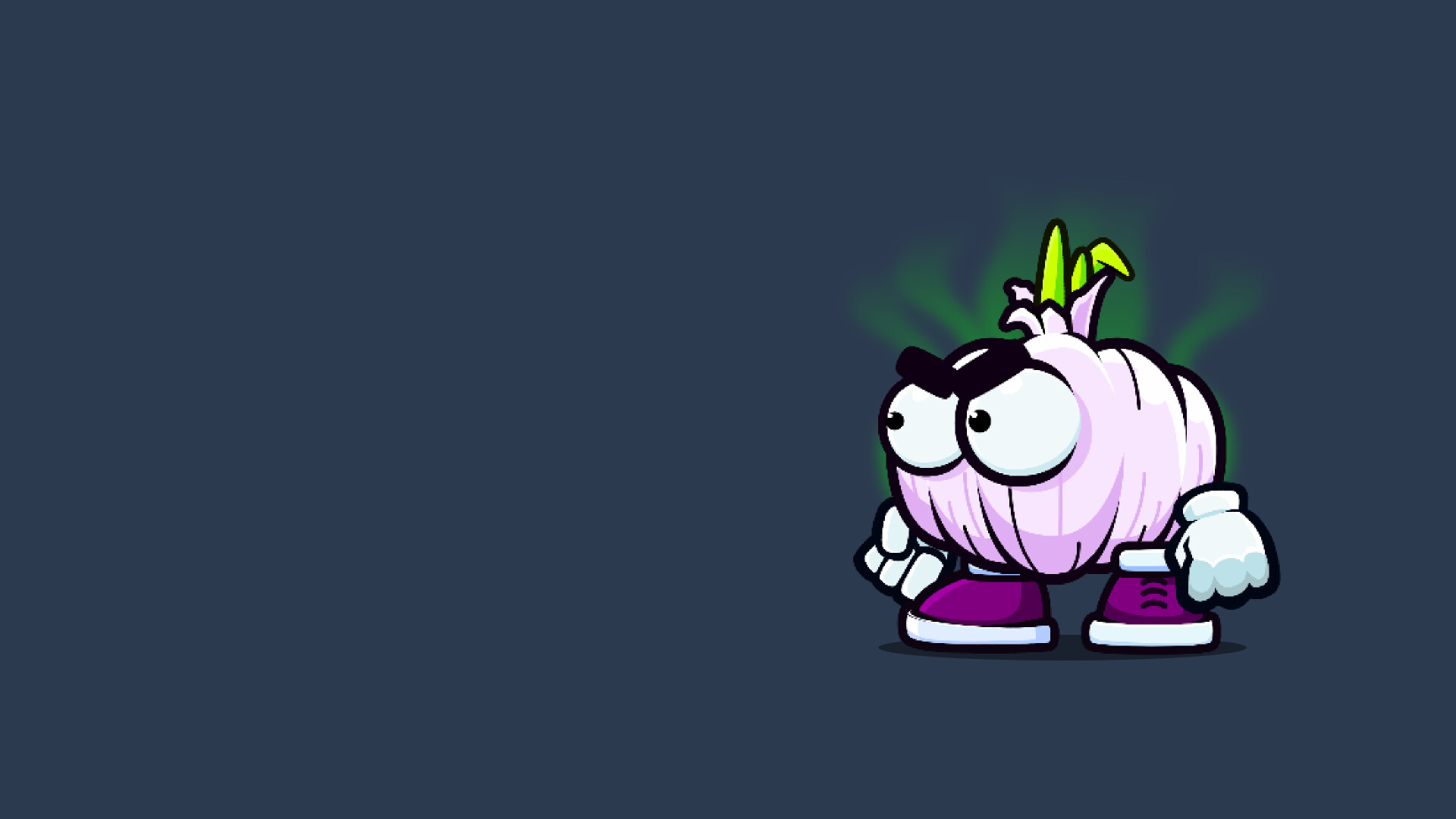 Robert Brooks - Animated crazy garlic game sprite