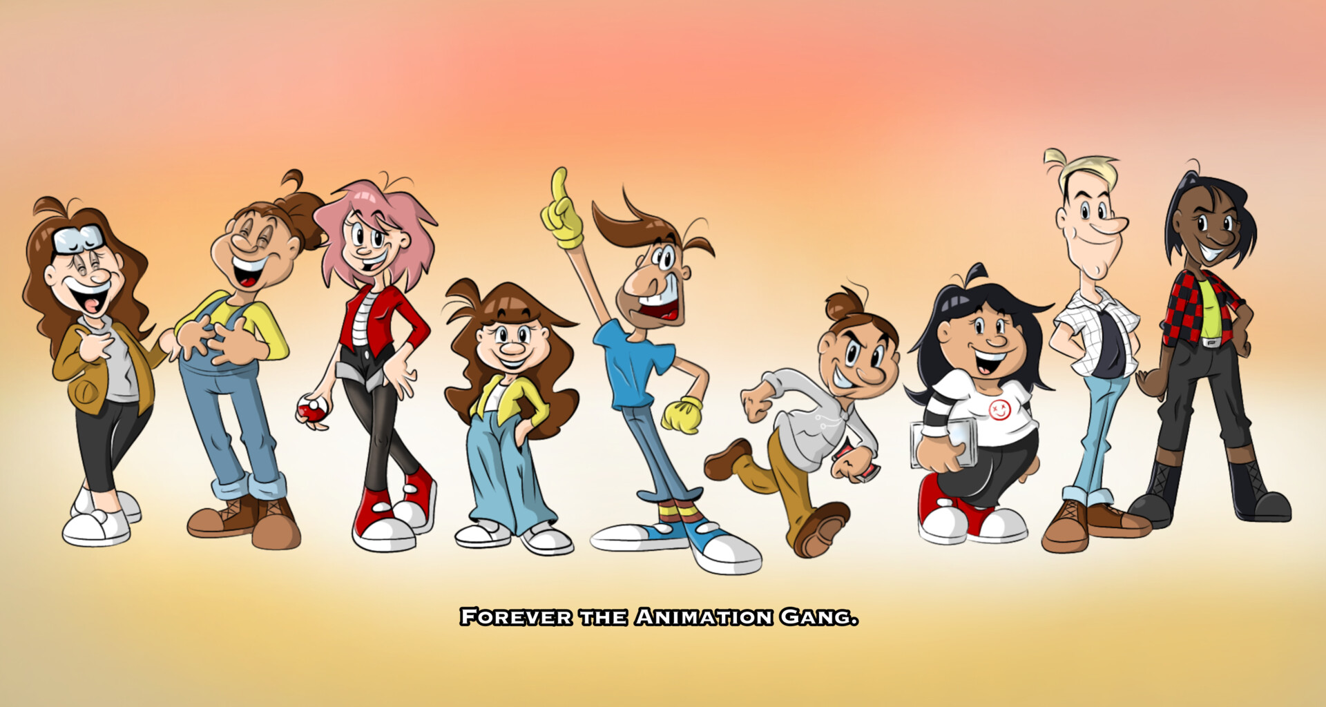 ArtStation - Character Designs based on Friends! (1)