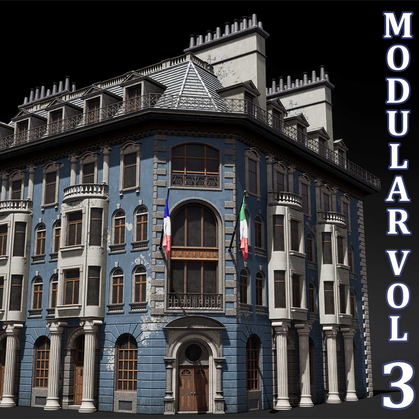 ArtStation - Modular Vol №3 European Buildings