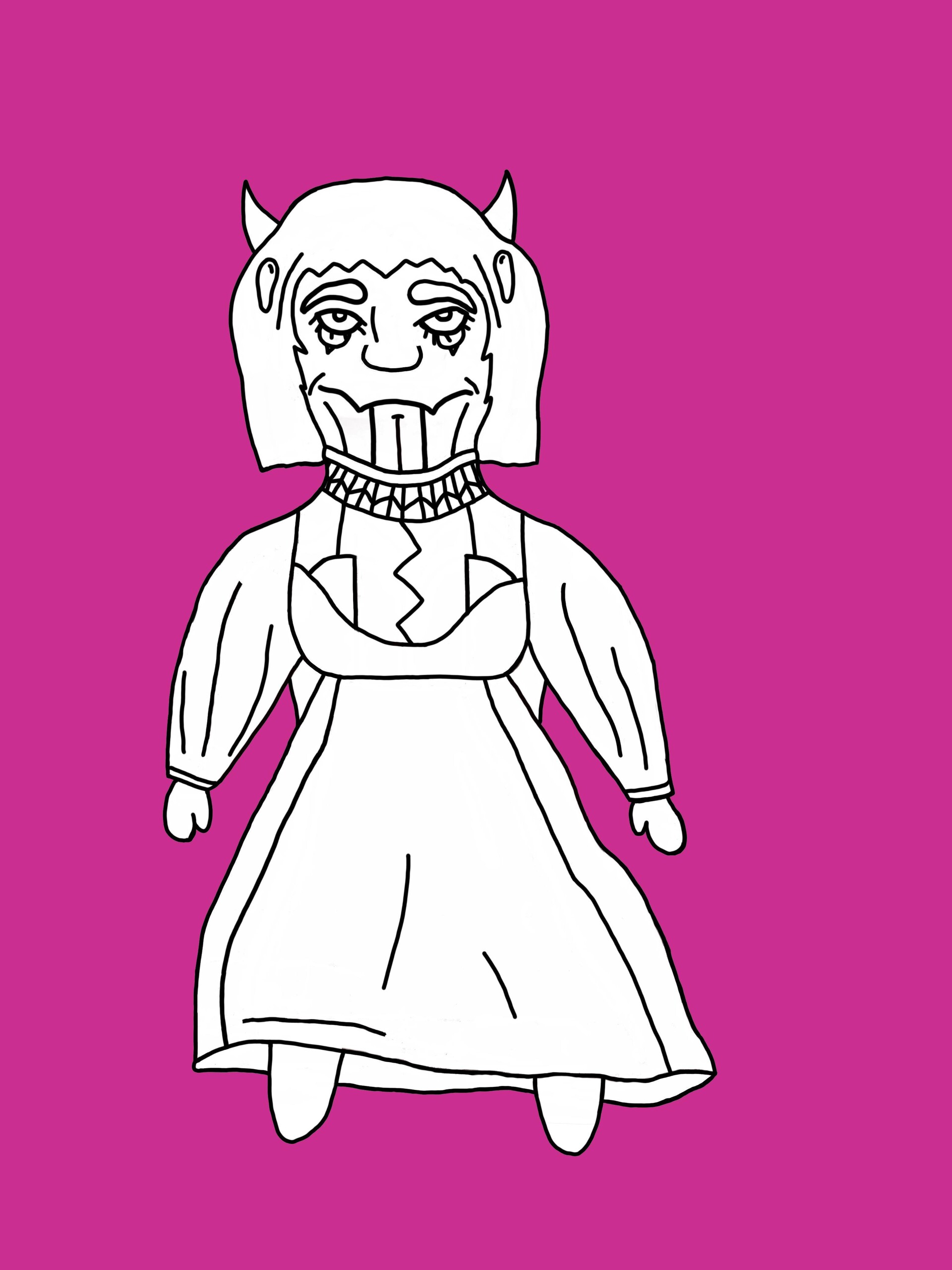 ArtStation - Cursed doll