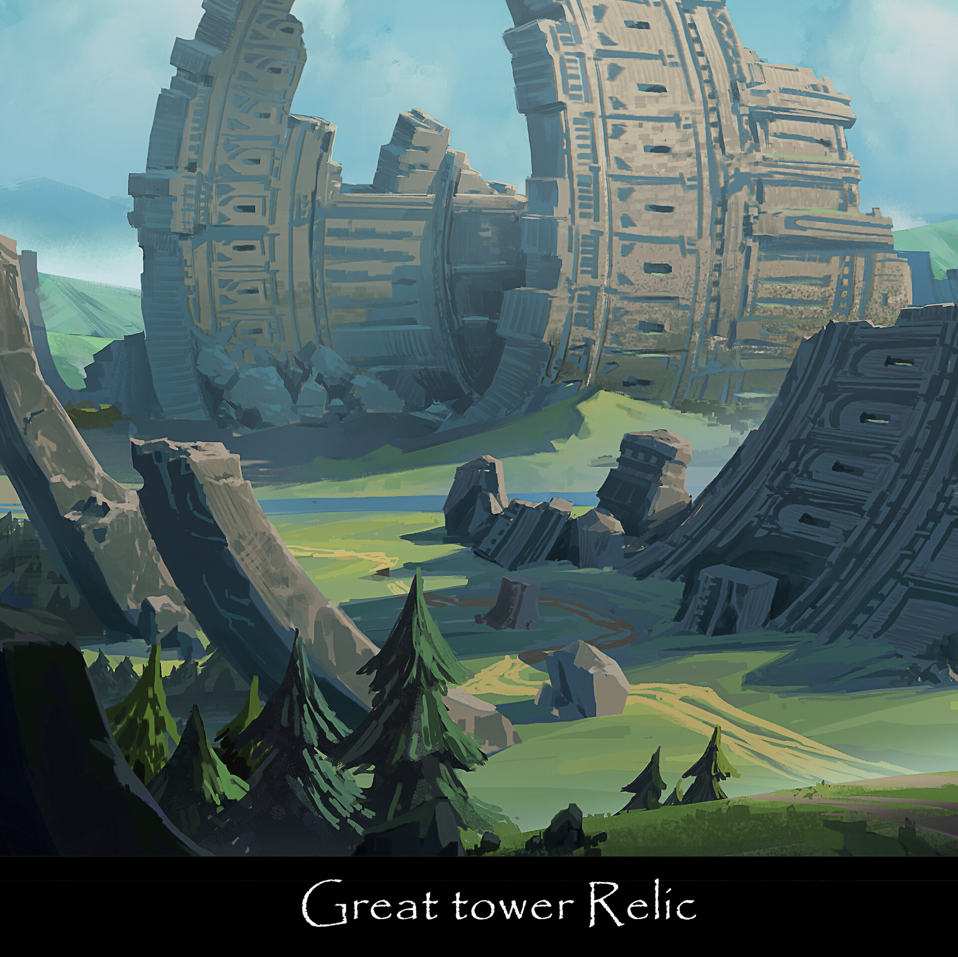 ArtStation - Great tower Relic