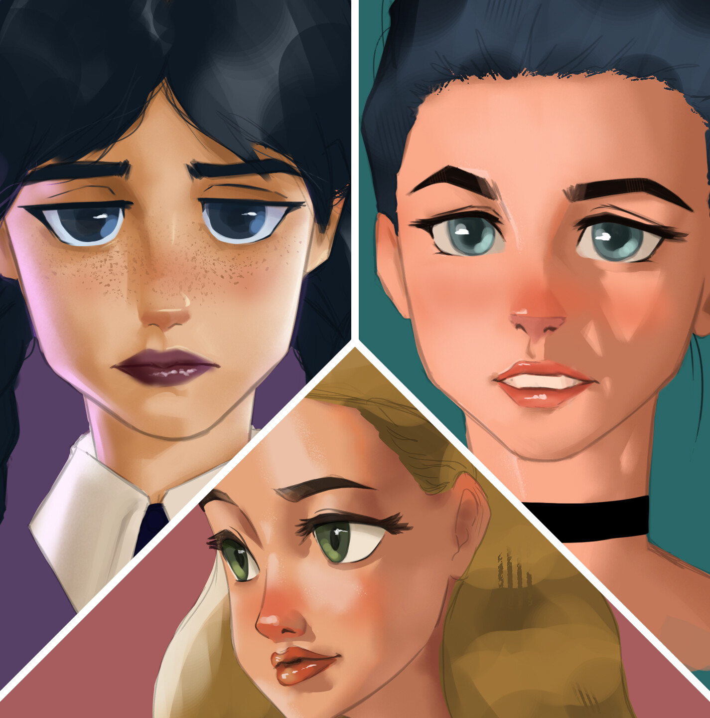 ArtStation - Portrait Practice (Stylized)