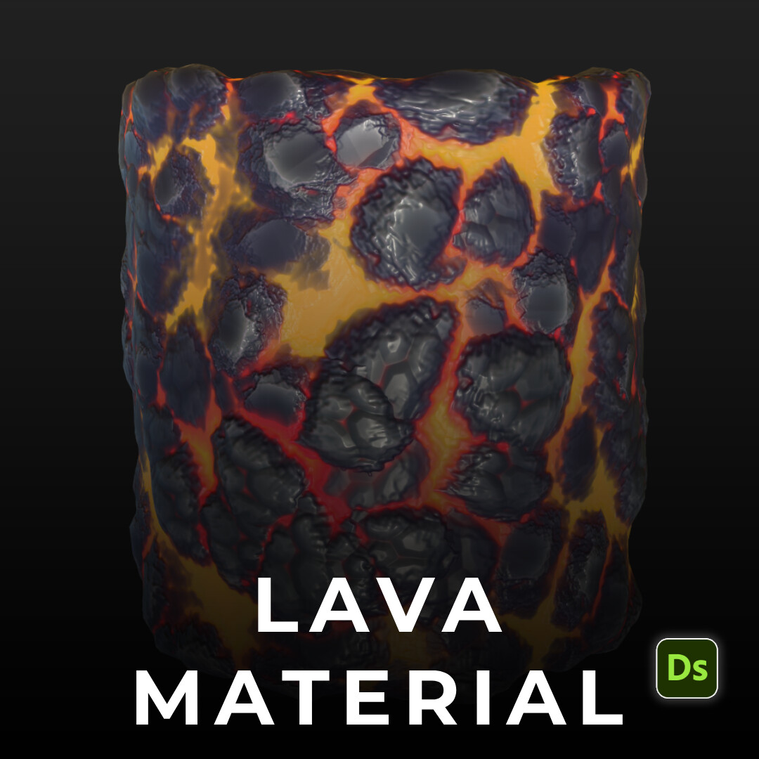 ArtStation - Lava Material
