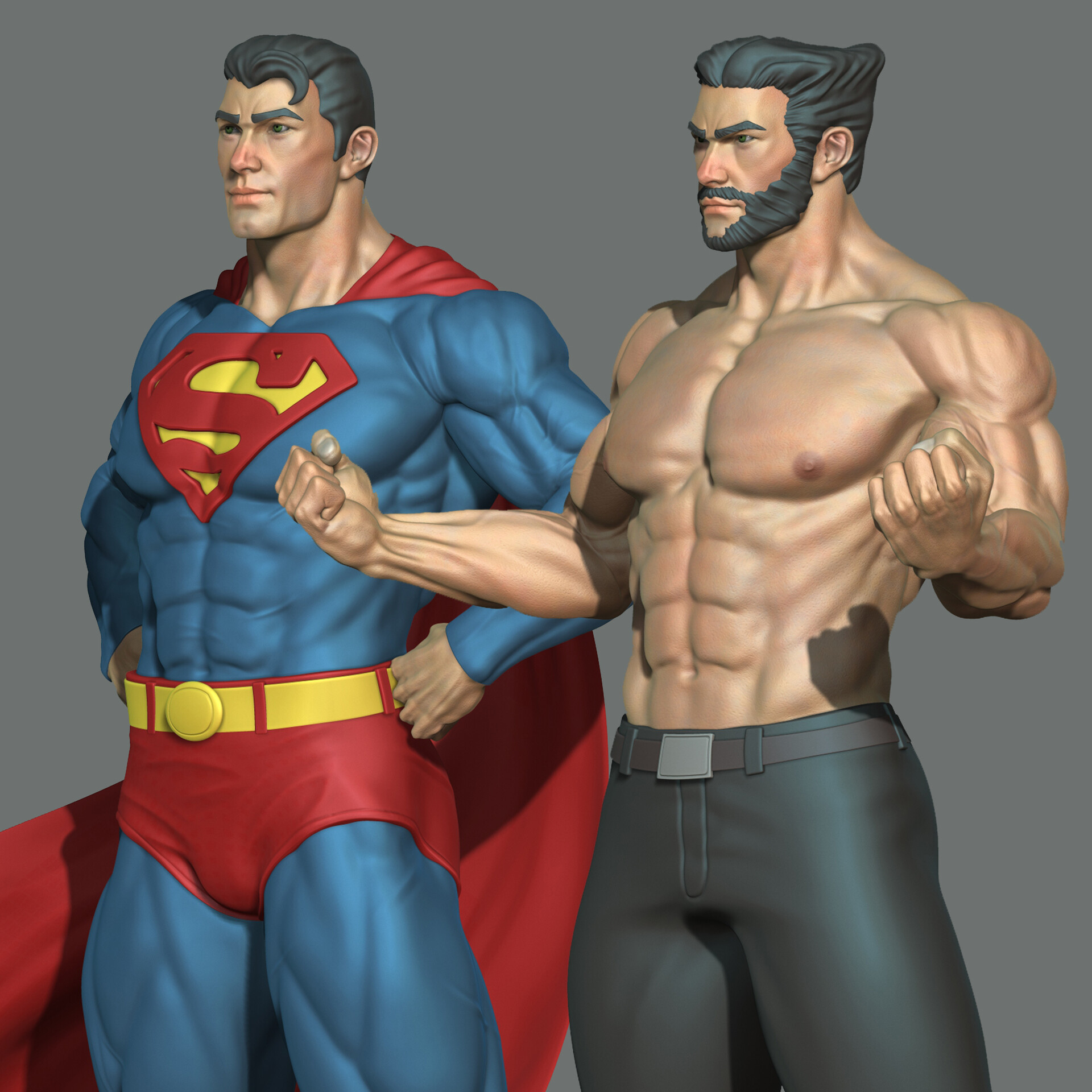 ArtStation - Male Anatomy Studying #01