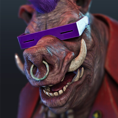 ArtStation - TMNT - Bebop Fanart