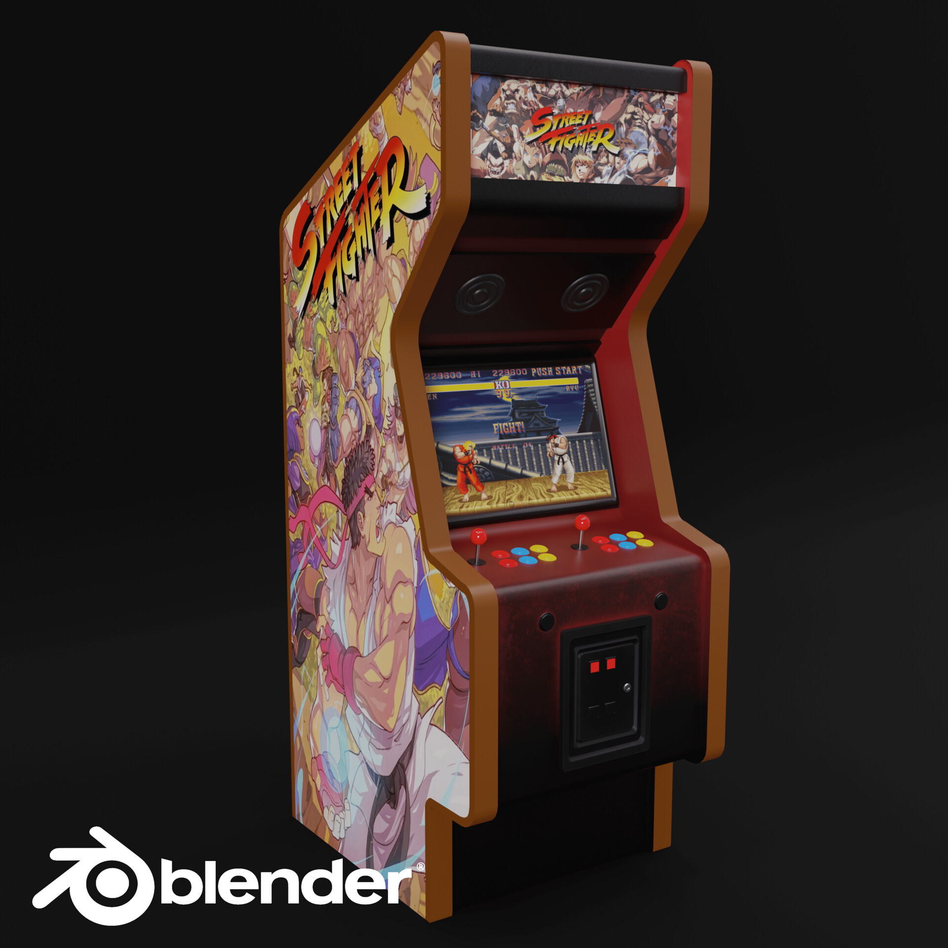 ArtStation - Arcade Game Machine