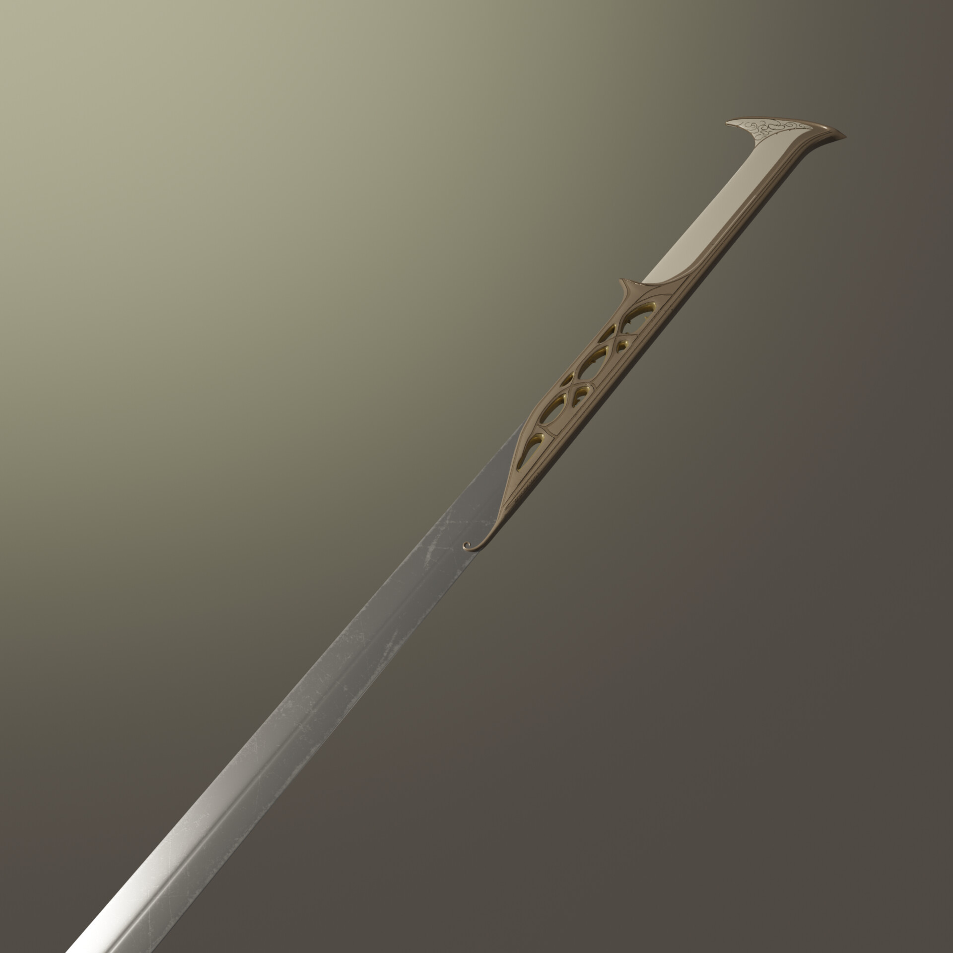ArtStation - Tauriel's Sword, from Paul Tobin's concept