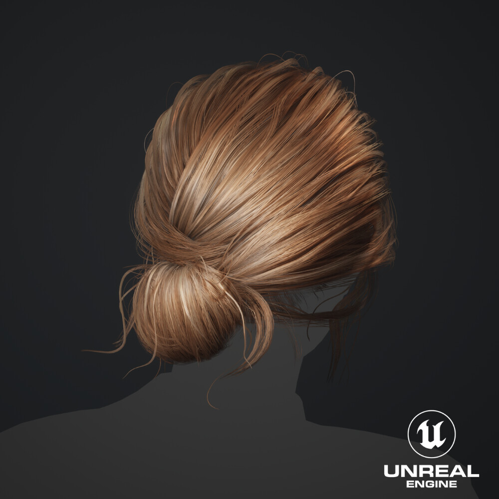 ArtStation - Realtime Bun Hair