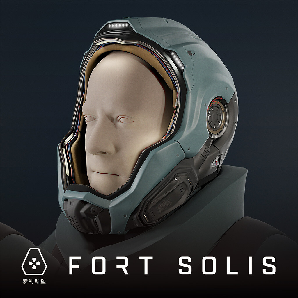 ArtStation - Fort Solis - EVA Helmet