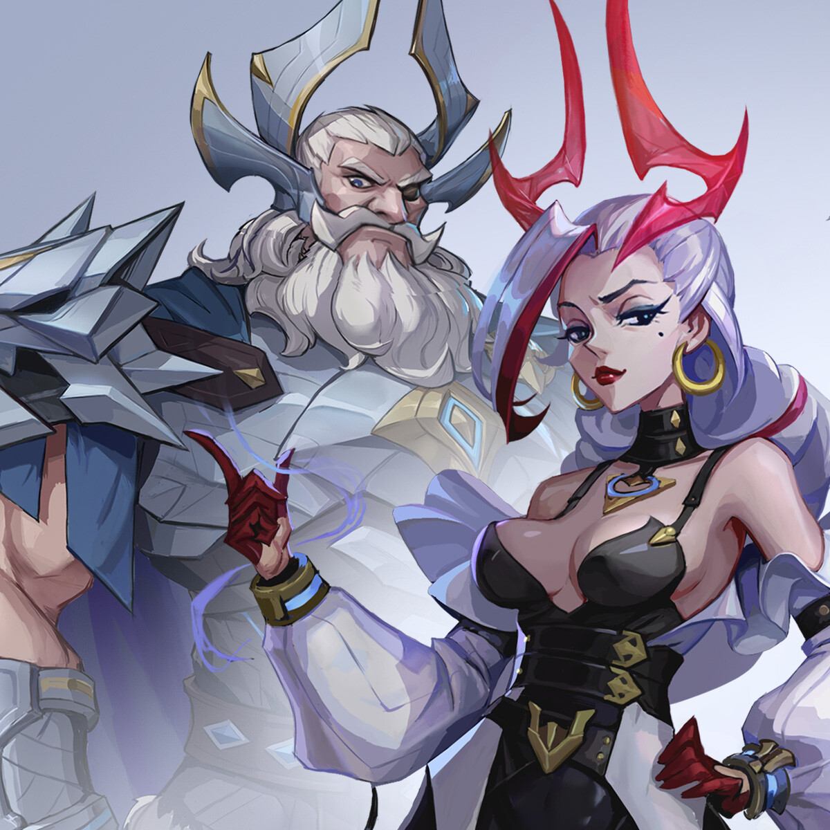 ArtStation - Hela、Odin