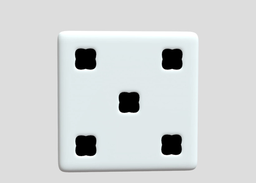 ArtStation - Reflective dice