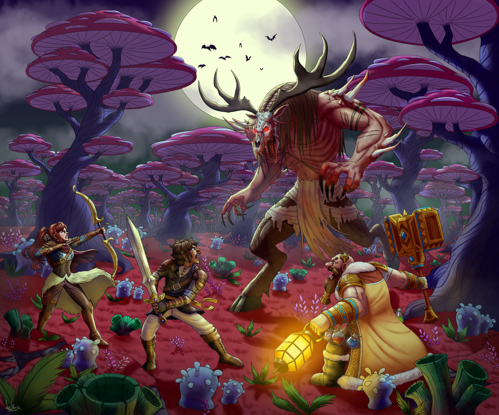 ArtStation - Wendigo hunters