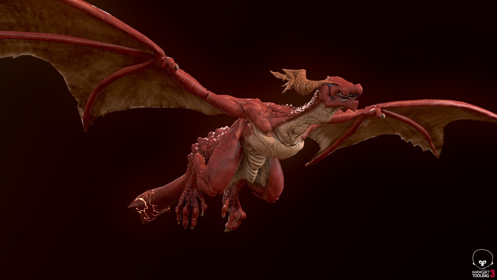 Emma Tinembart - Angelus, the Red Dragon (Drakengard) - 3D remake