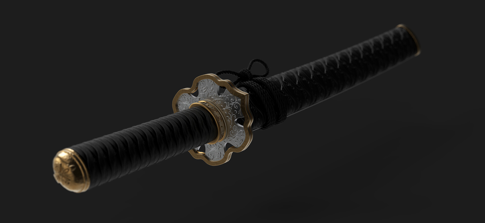 ArtStation - Hardsurface Katana modeling