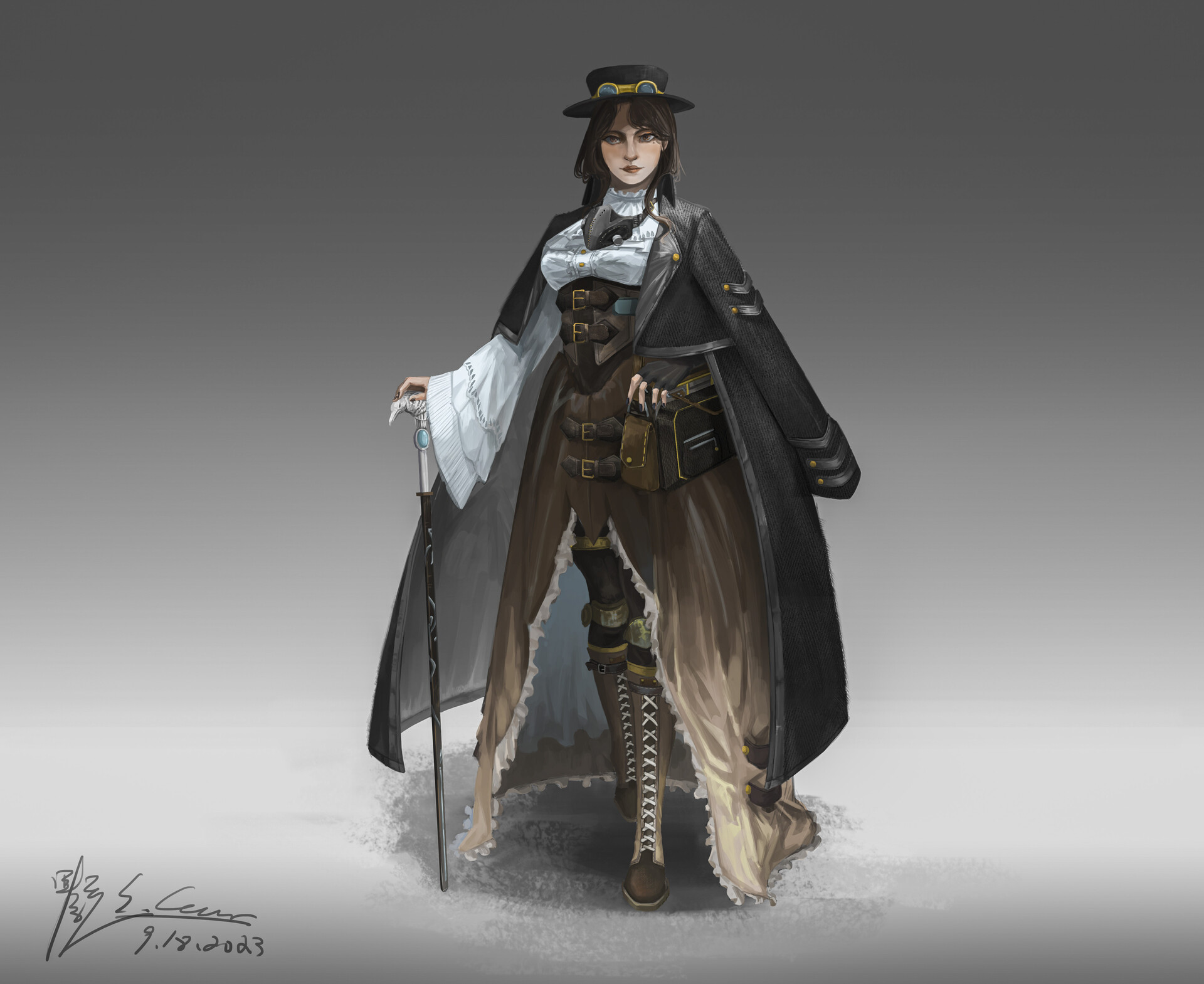 ArtStation - Steampunk Librarian