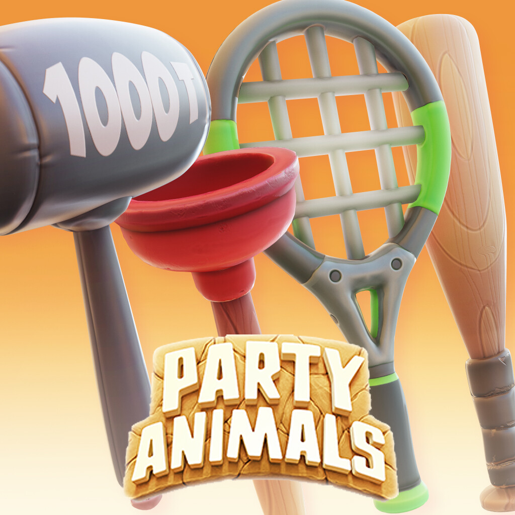 ArtStation - PARTY ANIMALS WEAPONS