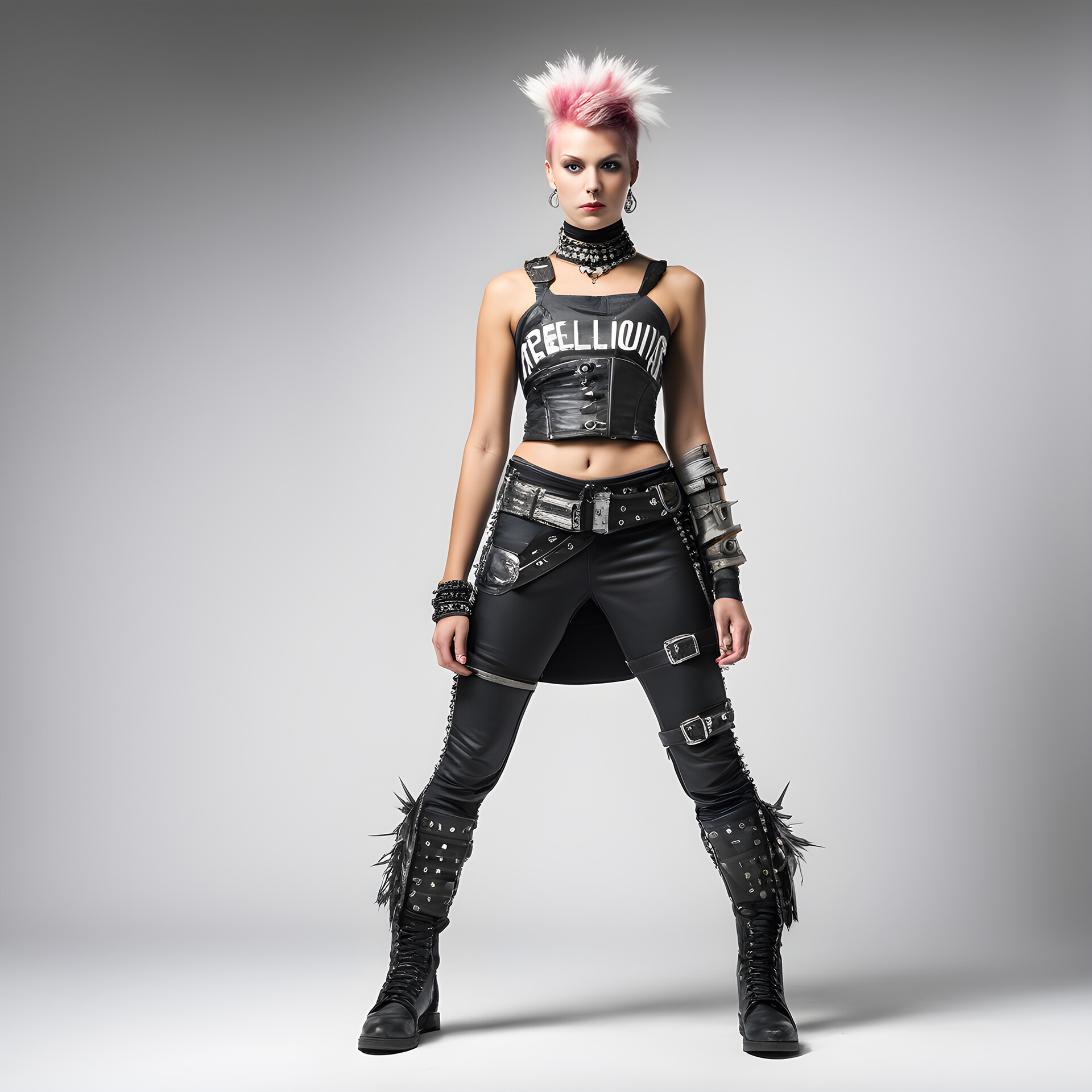 ArtStation - 200 Reference Images of Punk Rebel Women's Costumes - 4K ...