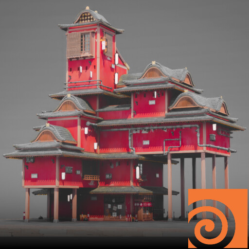 ArtStation - Houdini Procedural Buildings