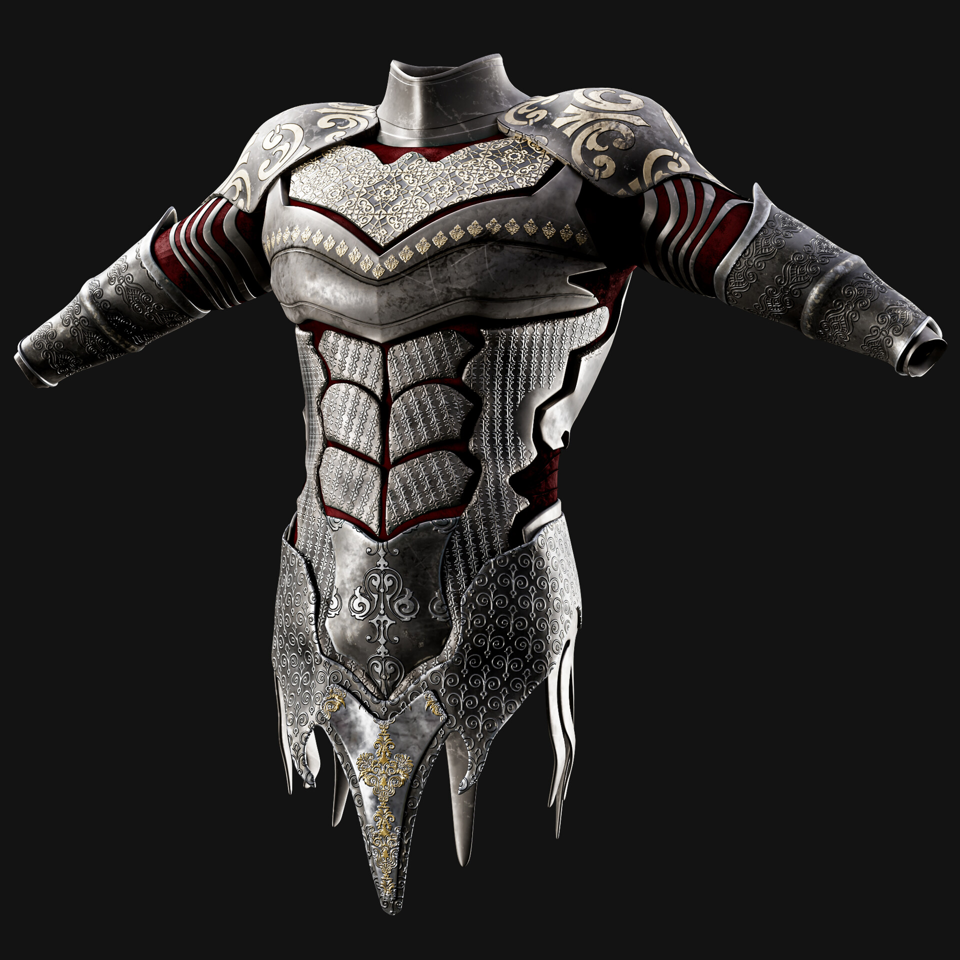 ArtStation - 1000 Ornamental Alpha Patterns And Tileable Borders Vol.3