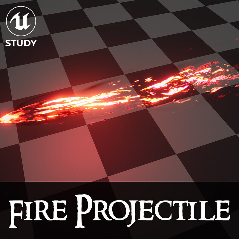 Alexey Stetsko - Fire Projectile (Attack) // Unreal Engine VFX (Niagara)