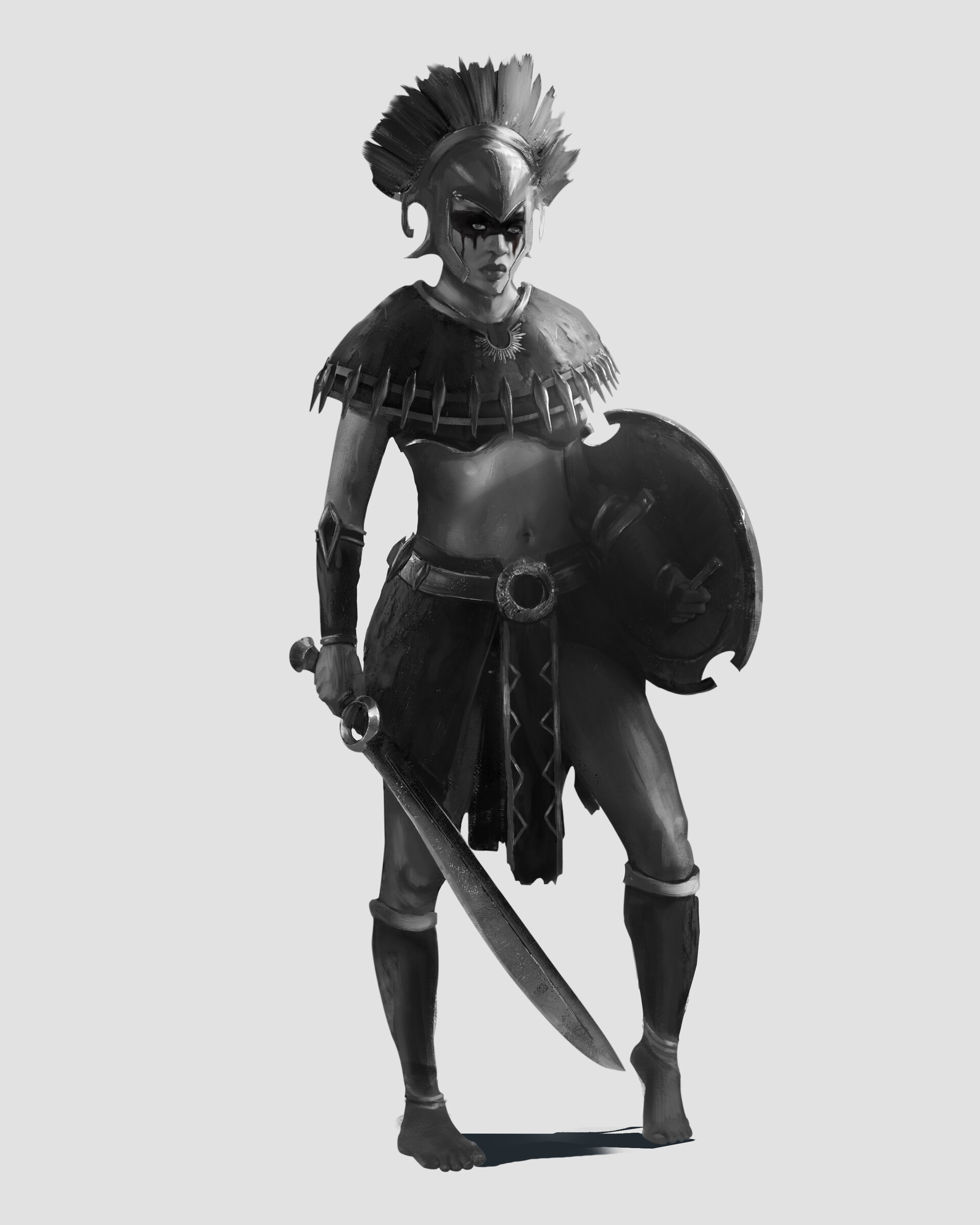 ArtStation - kamari the Amazon Character Design