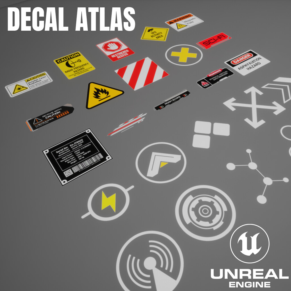 ArtStation - Decal Atlas - Dressing Tool