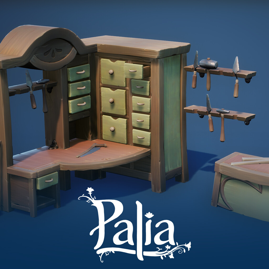 Airborn Studios - Palia - Furniture Store Props