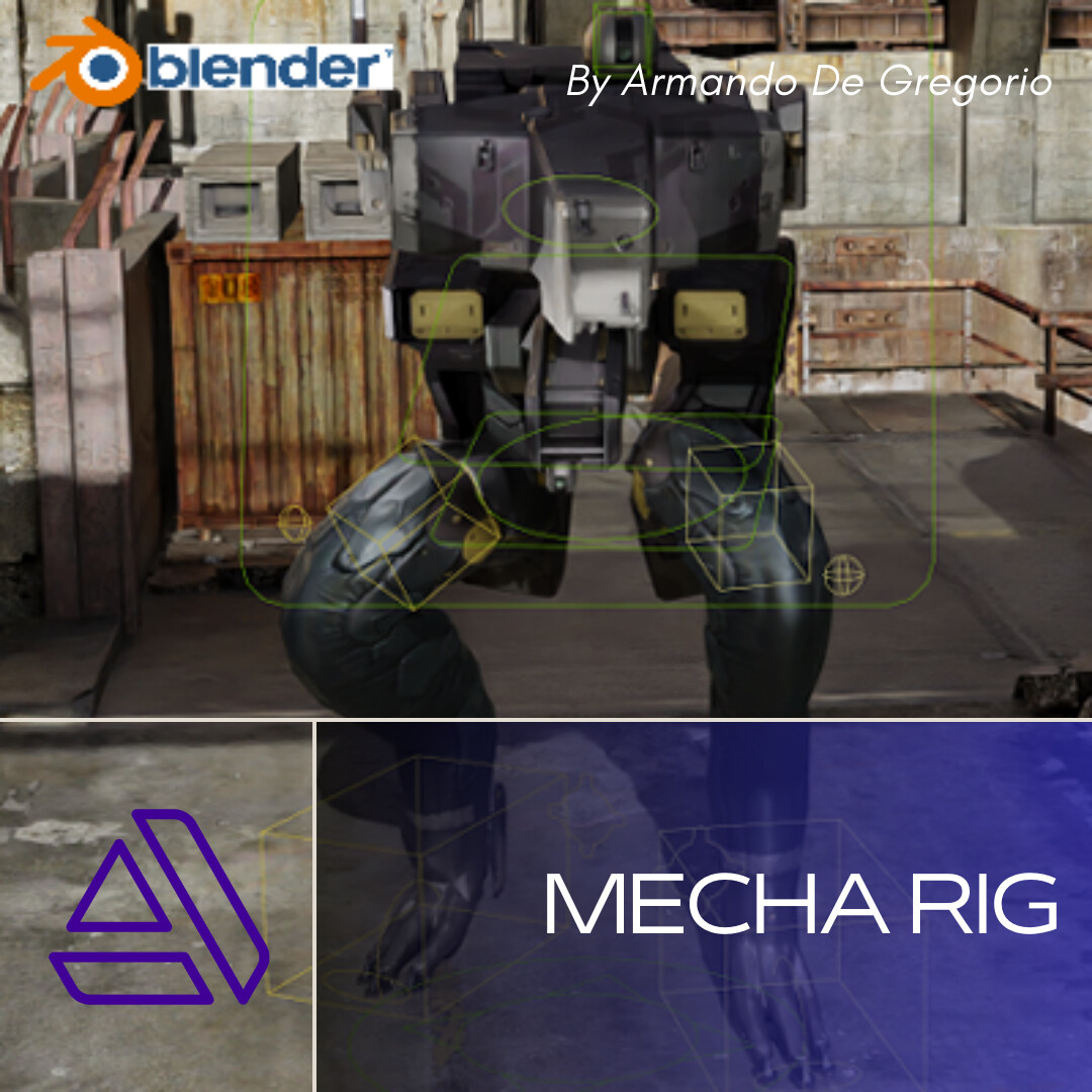 ArtStation - Gekko - Mecha RIG & Animation