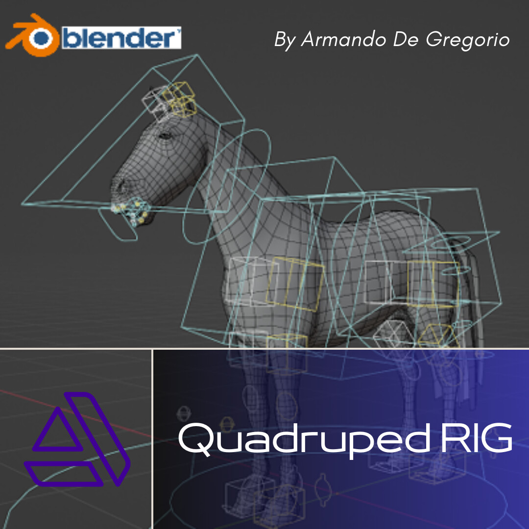 ArtStation - Quadruped RIG & Animation