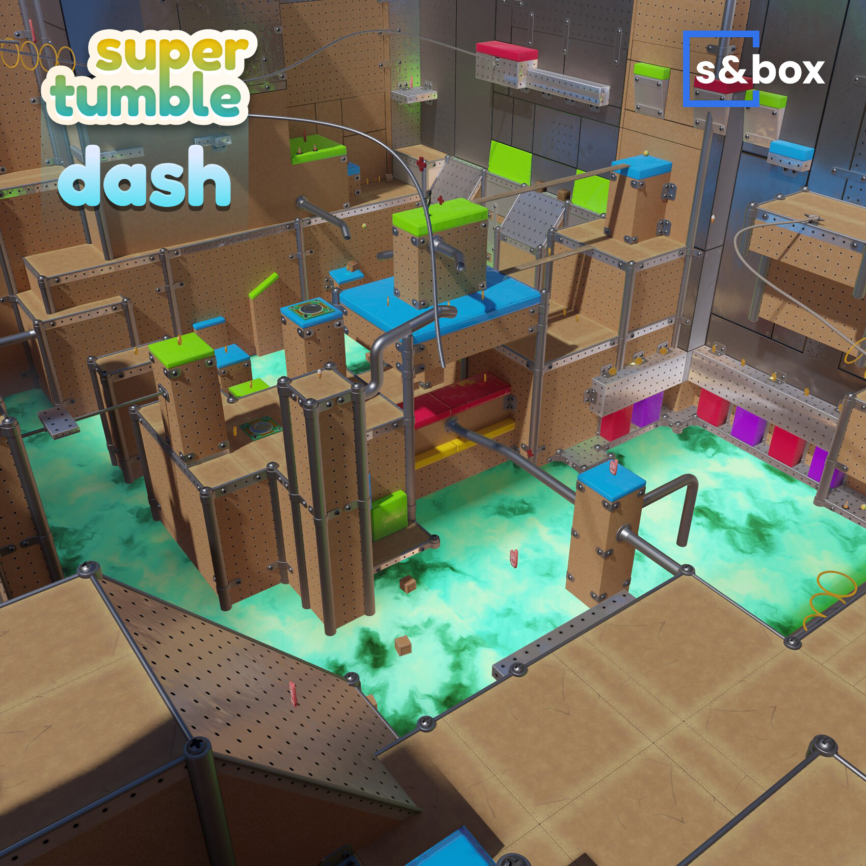 ArtStation - Super Tumble Dash Block (s&box)